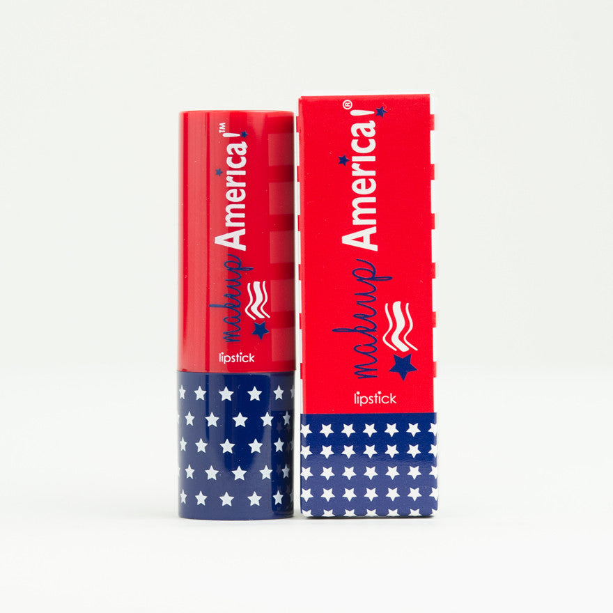 Makeup America! - Star Spangled Split Red/White Lipstick